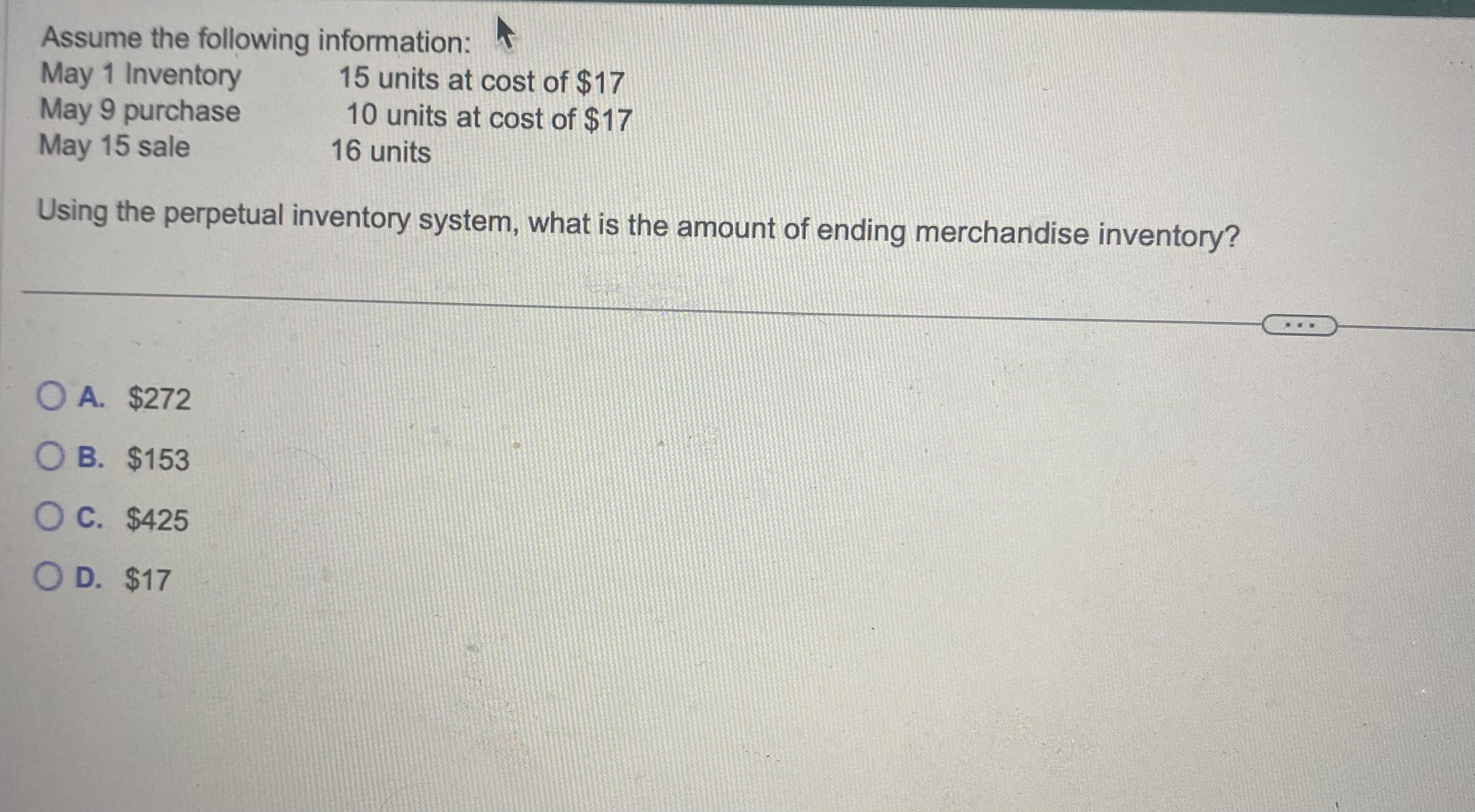 Solved Using the perpetual inventory system, what is the | Chegg.com