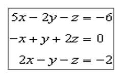 Solved Determine the solution to this system of equations, | Chegg.com