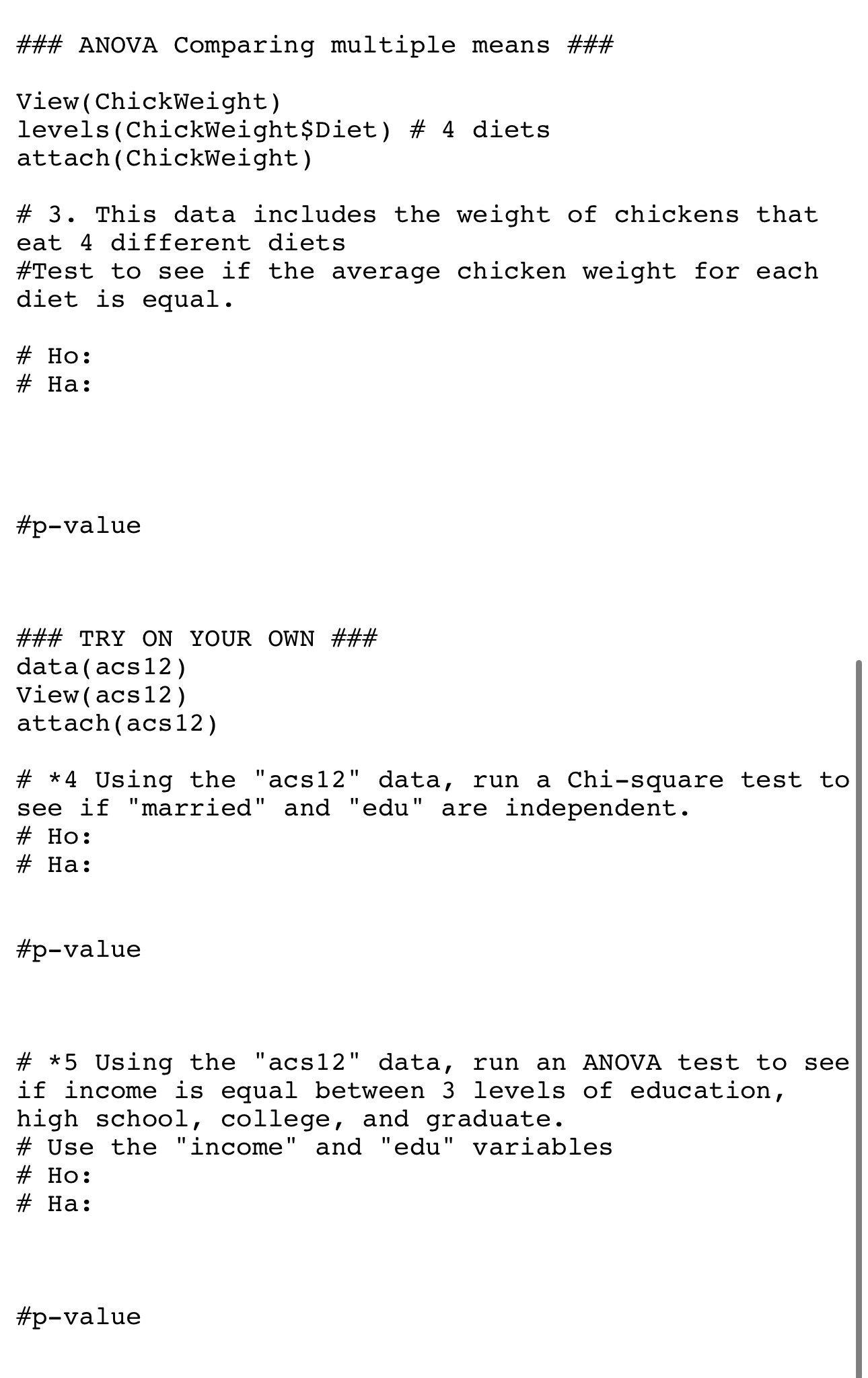 Solved \#\#\# YOUR NAME \#\#\# \#INSTRUCTIONS \#Type the | Chegg.com