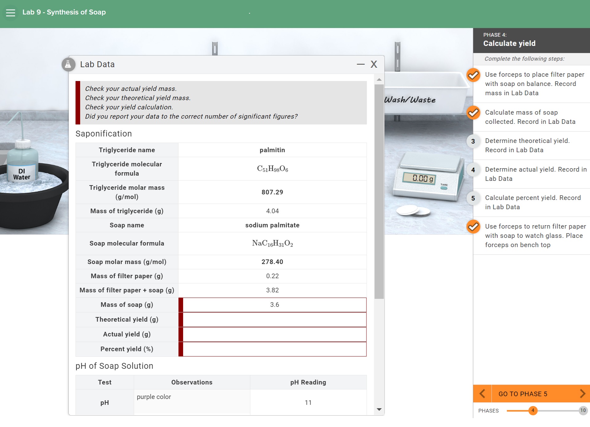 Solved Lab Data −x | Chegg.com
