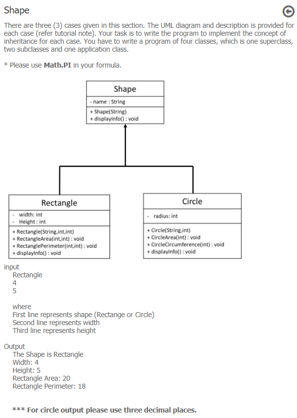Solved Shape There are three (3) cases given in this | Chegg.com