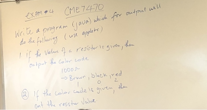 Solved Java Write A Program Java Which For Output Will Do 1892