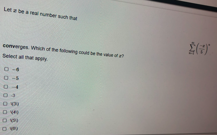 Solved Let 3 be a real number such that converges. Which of | Chegg.com
