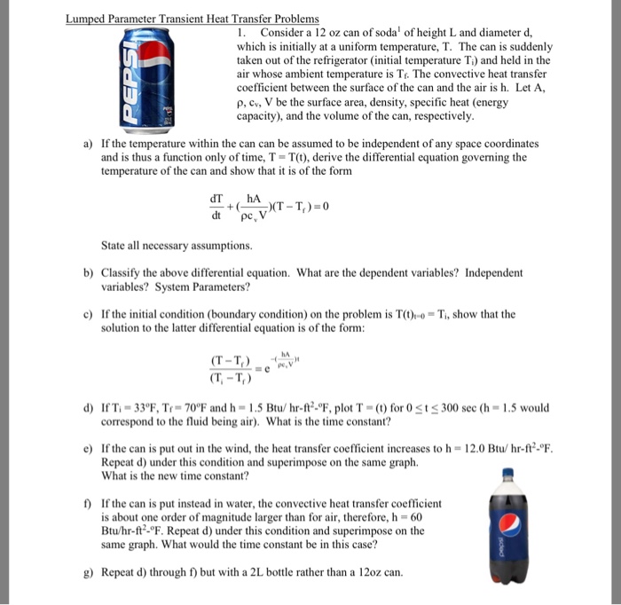 Solved Lumped Parameter Transient Heat Transfer Problems I