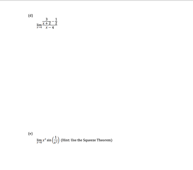 Solved Section 2.3 Calculating limits using the limit laws | Chegg.com