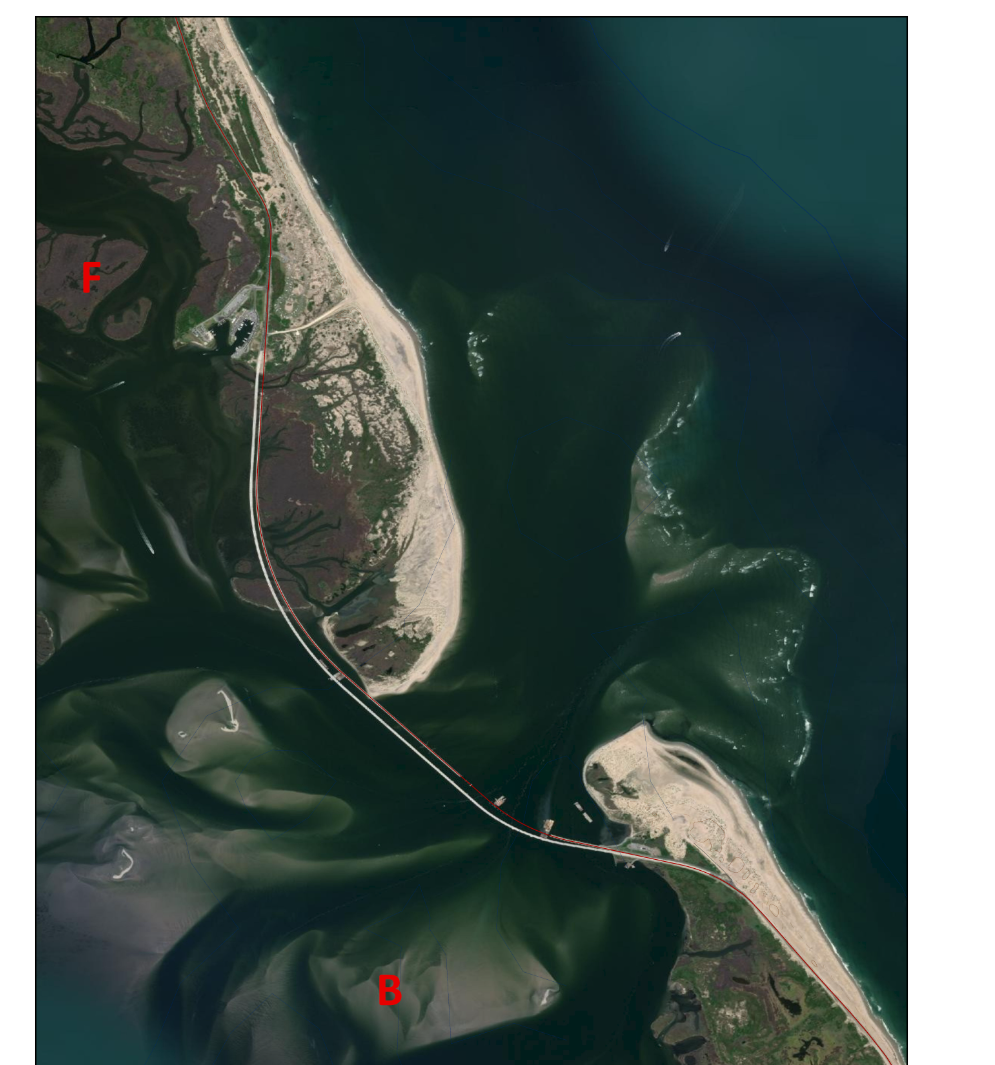 Solved \r\nFigure 4 is a satellite image of an inlet through | Chegg.com