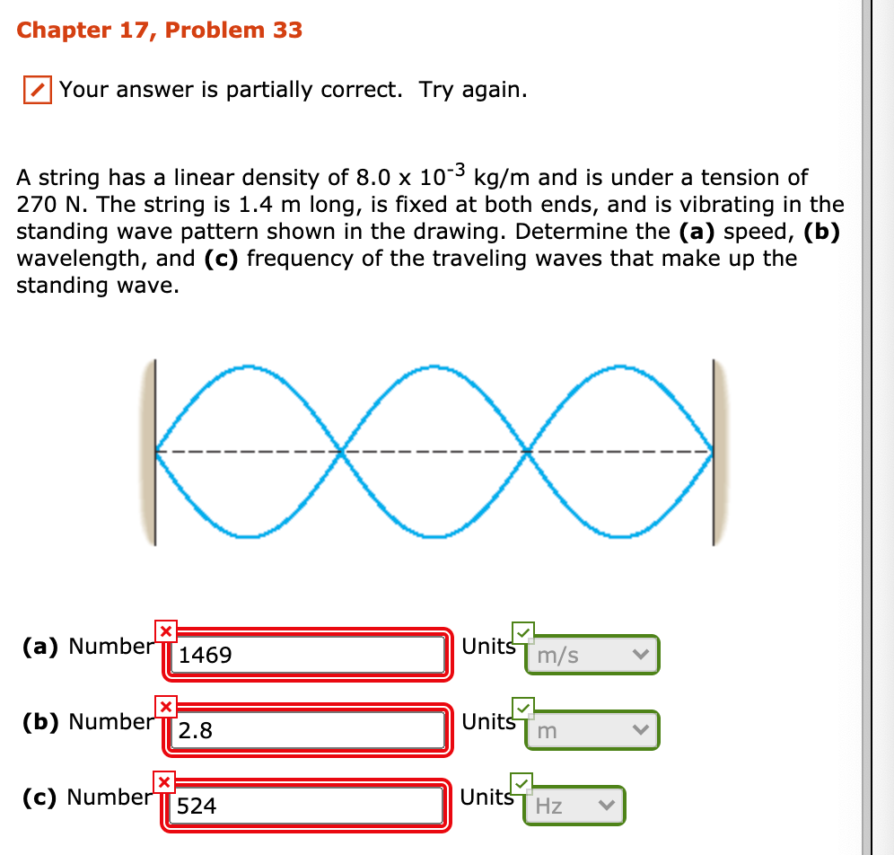 Solved Chapter 17, Problem 33 Your answer is partially | Chegg.com