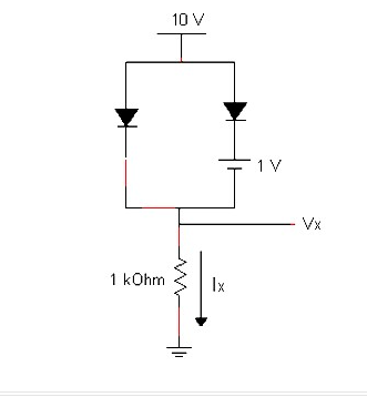 Solved If each diode is represented by the simplified model | Chegg.com