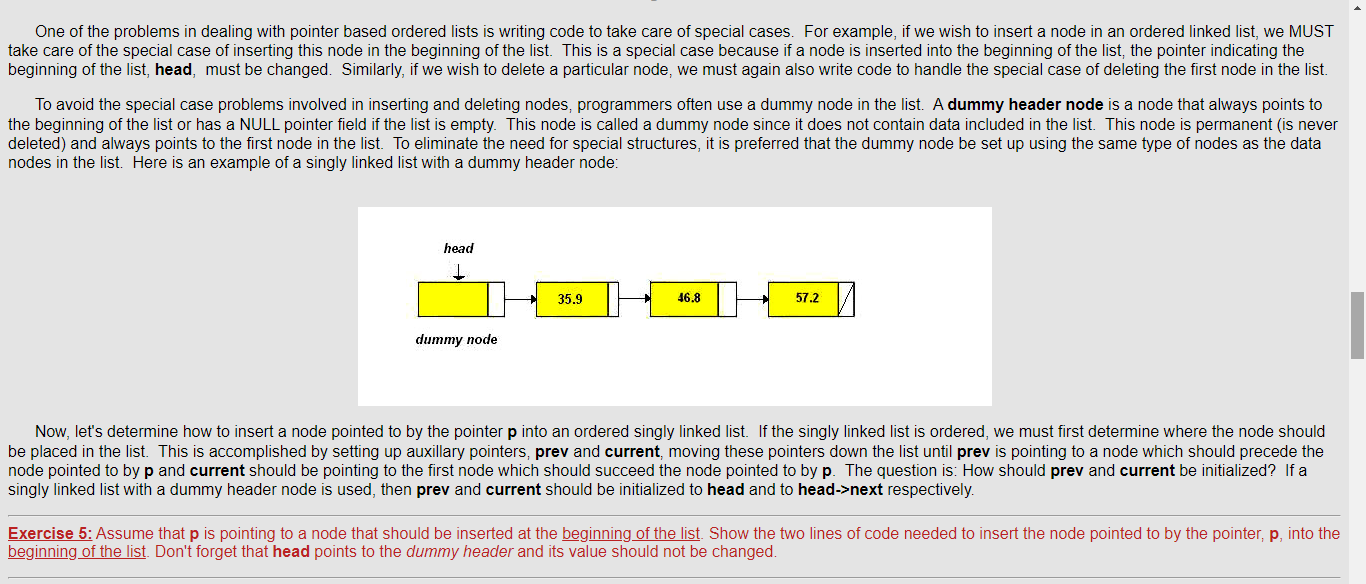 One of the problems in dealing with pointer based | Chegg.com
