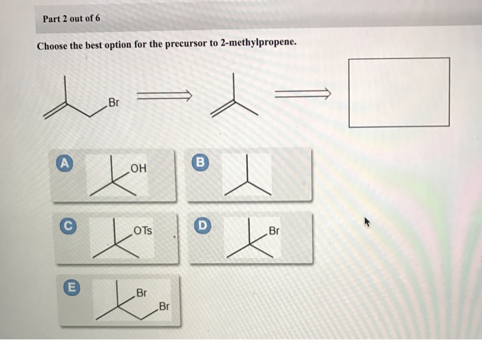 Solved Choose the best option for the precursor to | Chegg.com