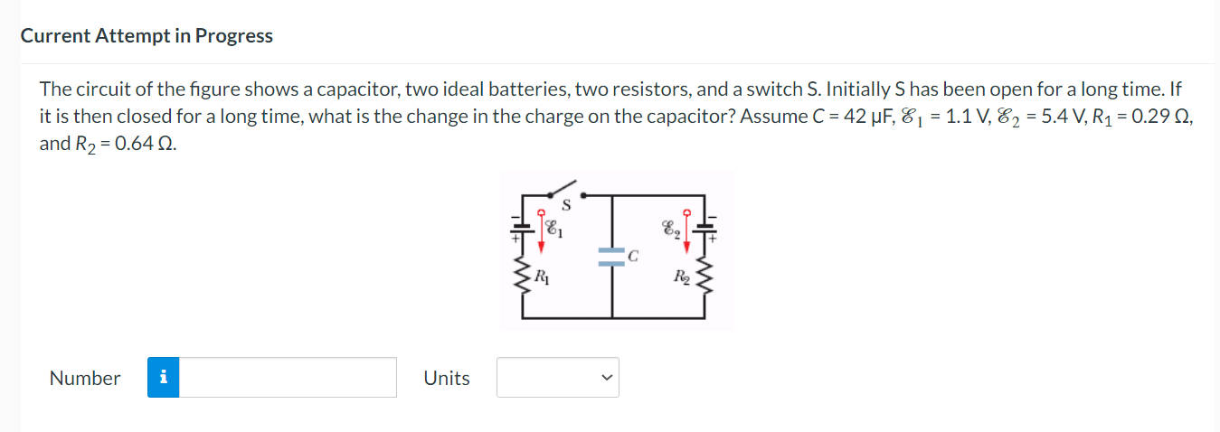 Solved Current Attempt in ProgressThe circuit of the figure | Chegg.com