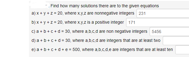 Solved Find how many solutions there are to the given | Chegg.com