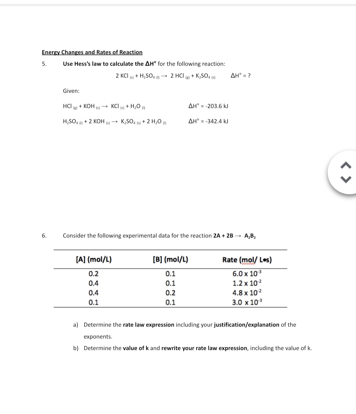 Solved Please answer each question step-by-step, and | Chegg.com