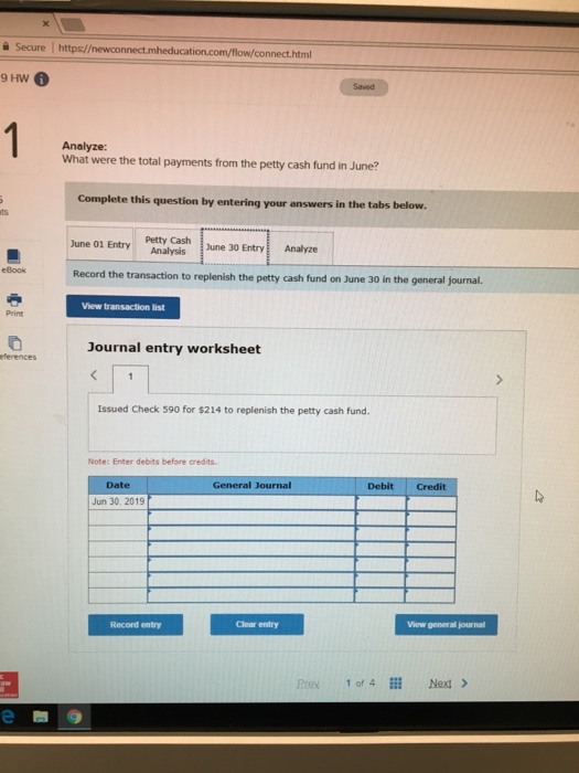 Solved Secure https// com/flow/connect.html Saved Florence's | Chegg.com