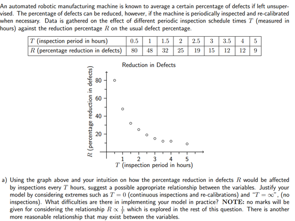 An automated robotic manufacturing machine is known | Chegg.com