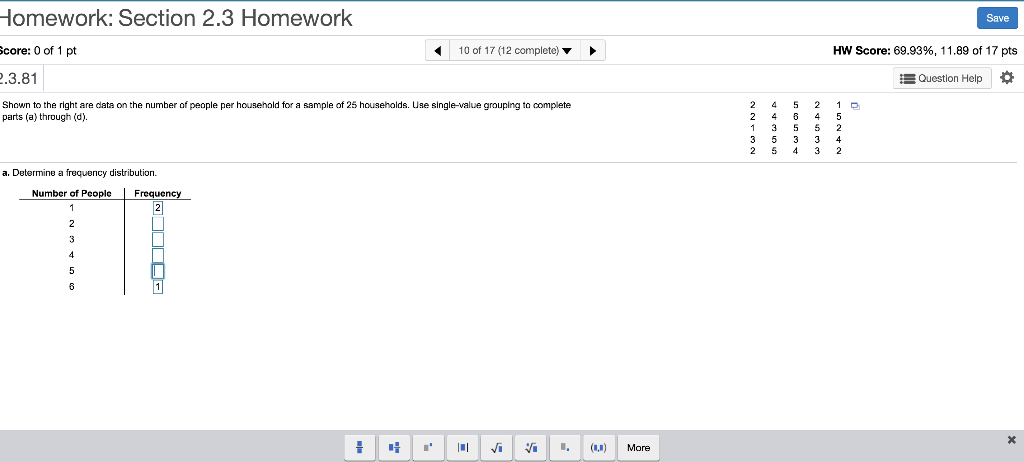 Solved Homework Section 2 3 Homework Save Hw Score 69 93