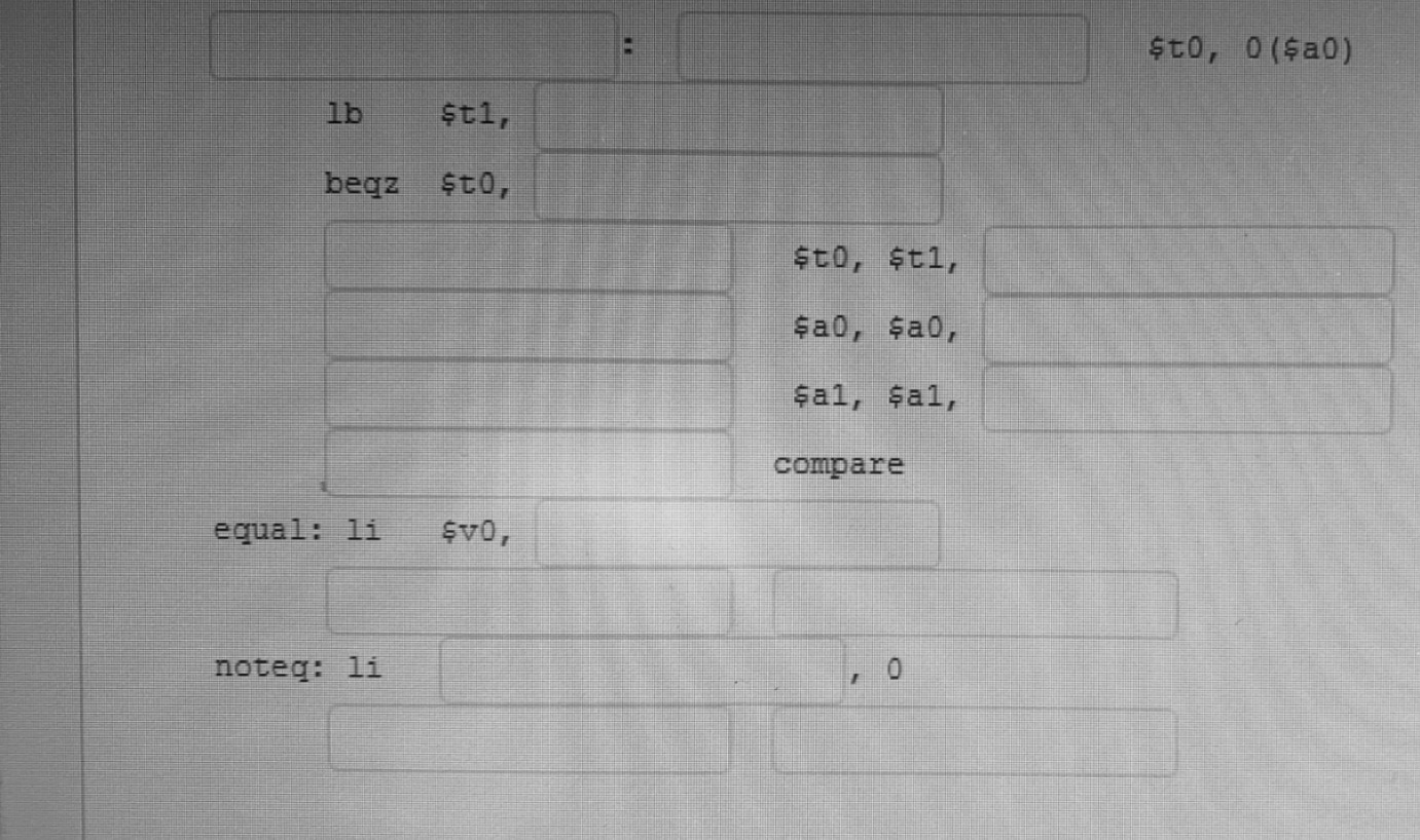 Solved The following is an incomplete implementation of the | Chegg.com
