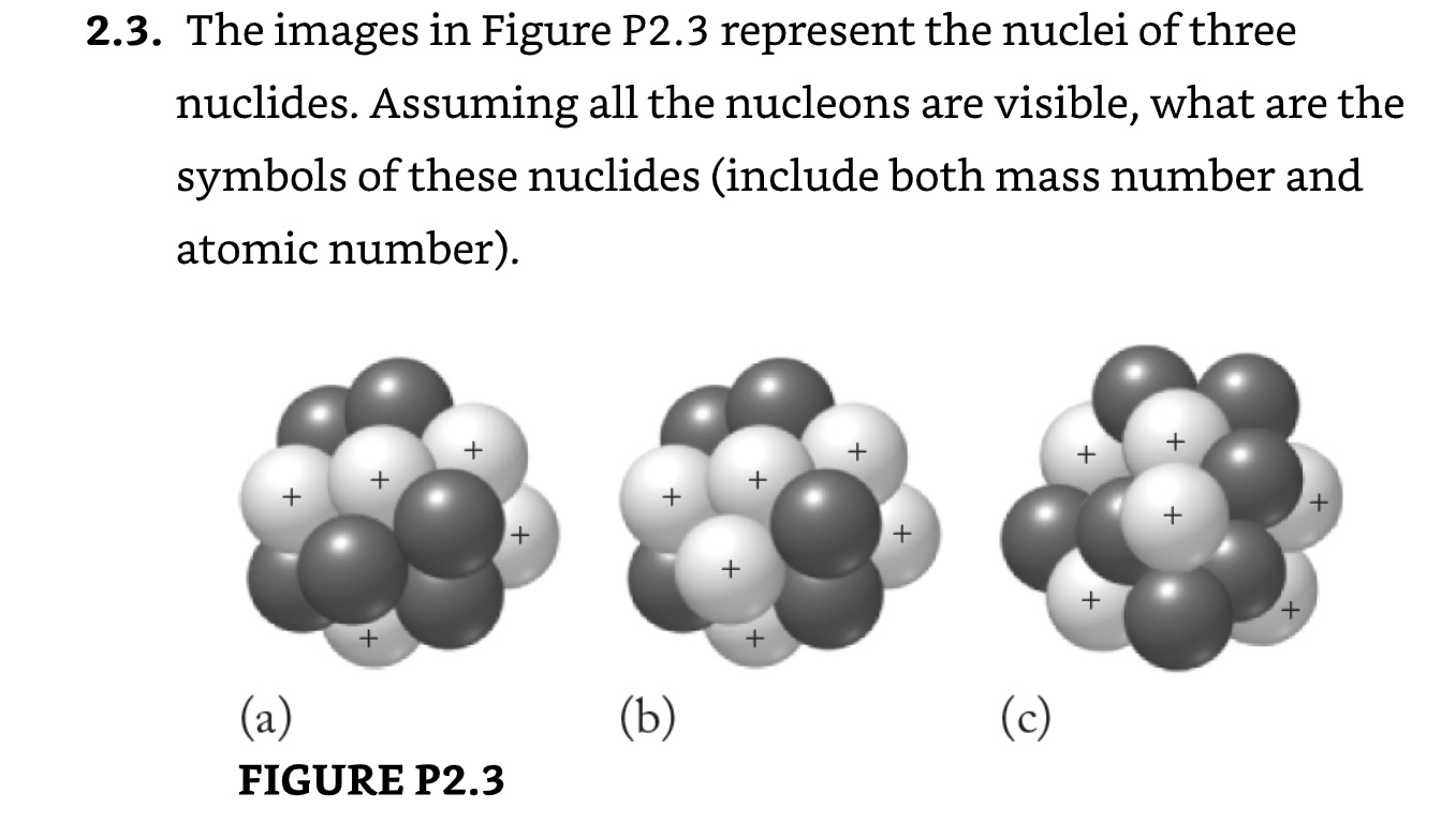Solved the images in figure p2.3 represent in the nuclei of | Chegg.com