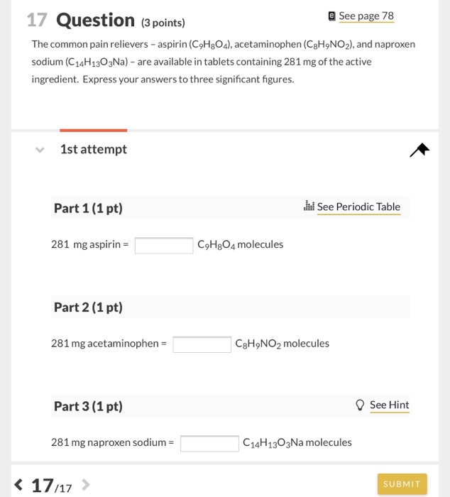 Solved e See page 107 16 v 1st attempt See Periodic Table | Chegg.com Solved e See page 107 16 v 1st attempt See Periodic Table | Chegg.com