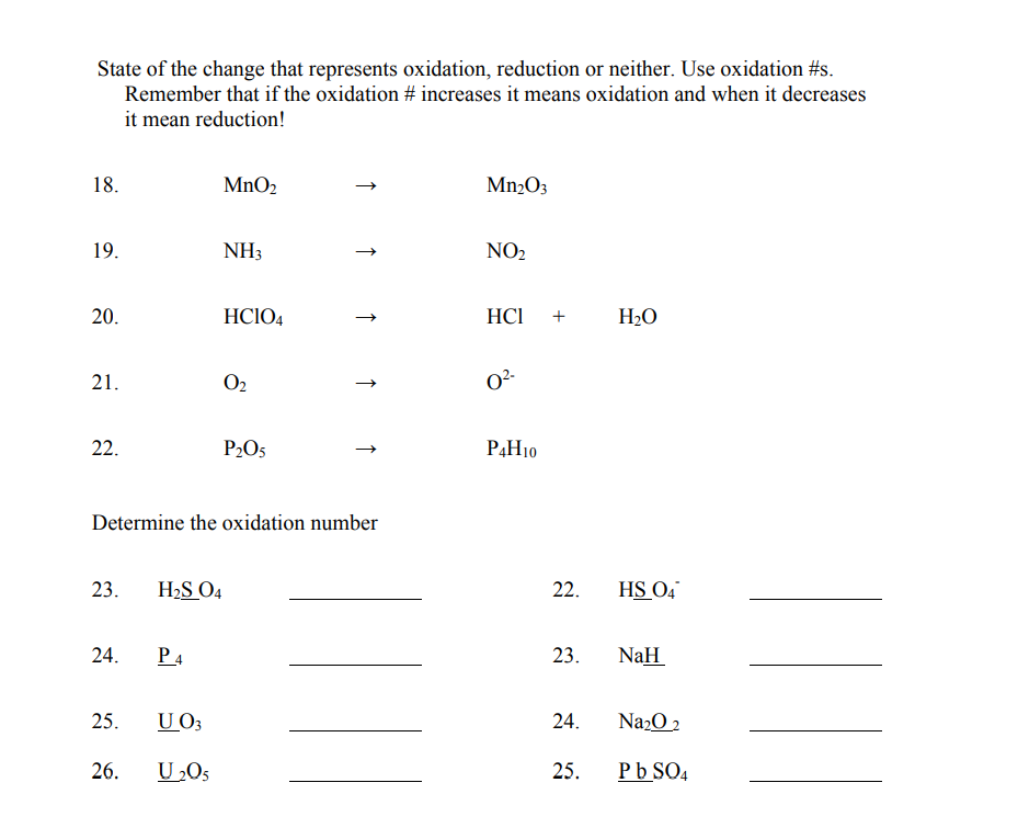 Solved State of the change that represents oxidation, | Chegg.com
