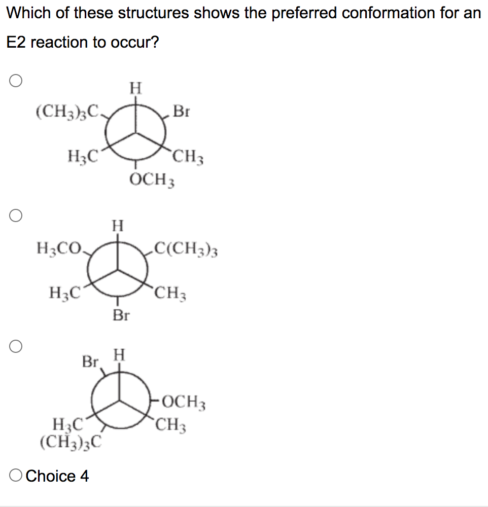 Solved Which of these structures shows the preferred | Chegg.com