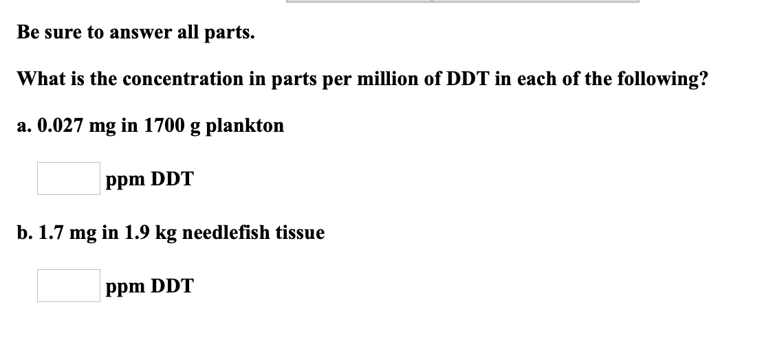 Solved Be sure to answer all parts. What is the | Chegg.com