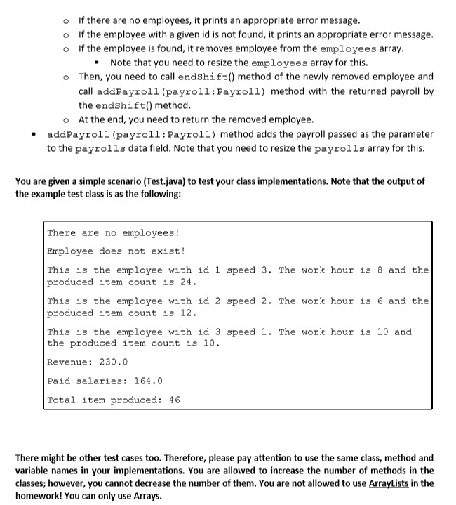 Solved Java PLEASE WRITE NEW CODE DO NOT REUSE PROGRAM | Chegg.com
