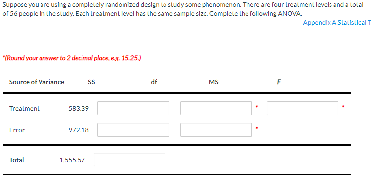 Solved Suppose you are using a completely randomized design | Chegg.com