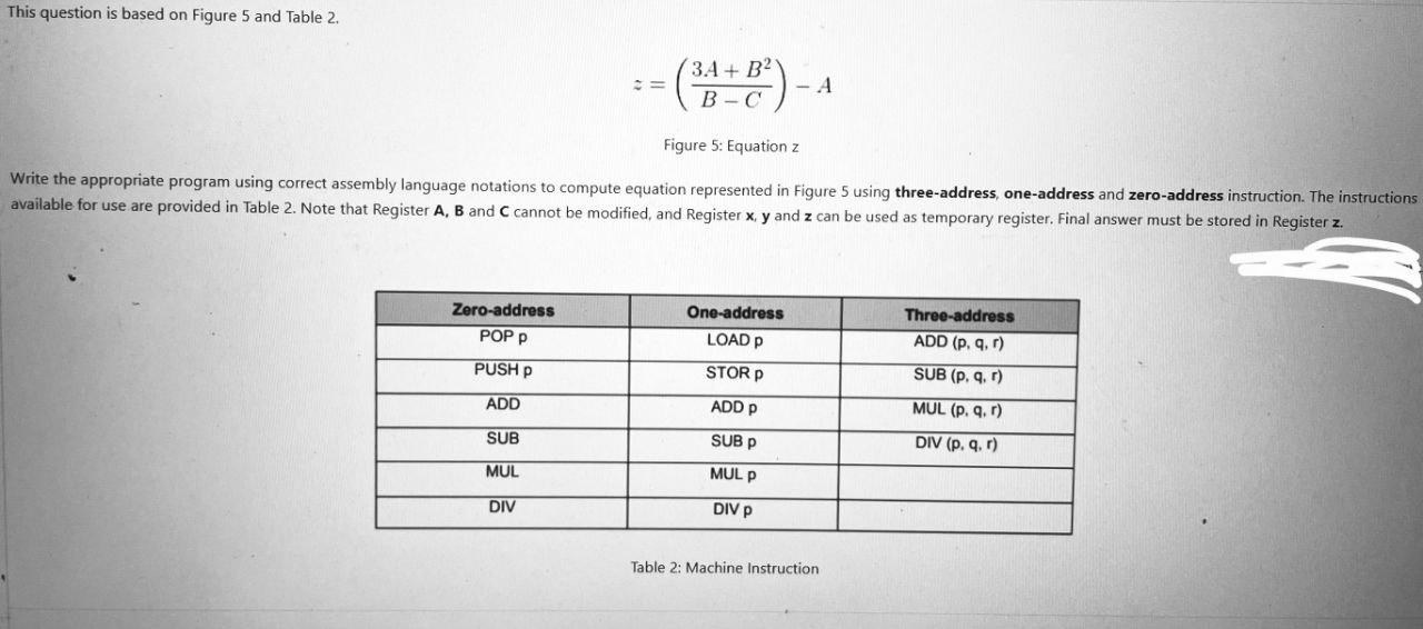 This question is based on Figure 5 and Table 2. +) 3A | Chegg.com