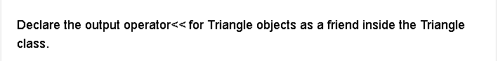 for declaring output operator replace question b | Chegg.com