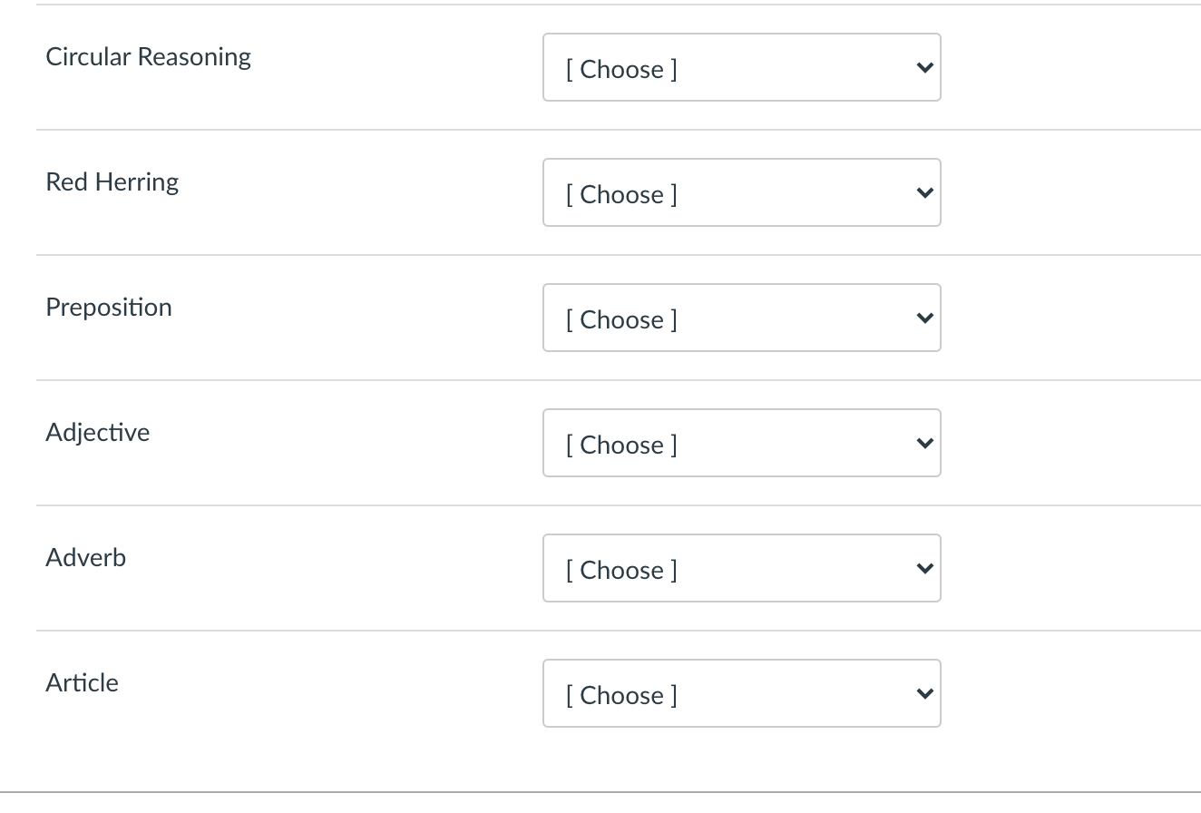 Solved Match the word(s) with the definition. Annotating [ | Chegg.com