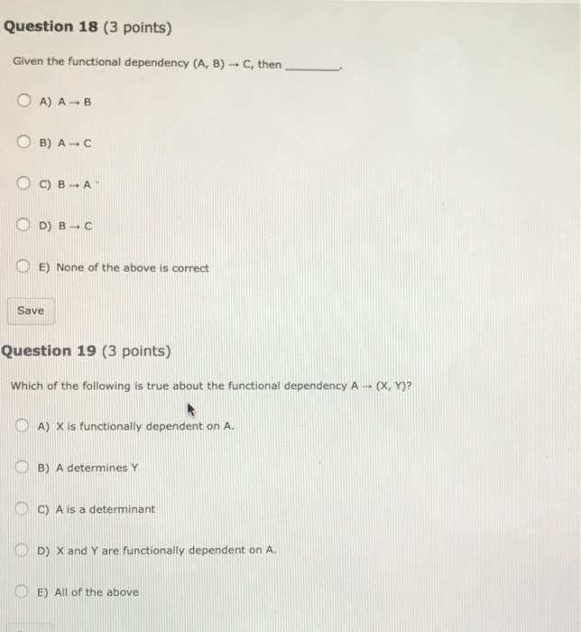 Solved Question 2 (3 points) In an enterprise-class database | Chegg.com