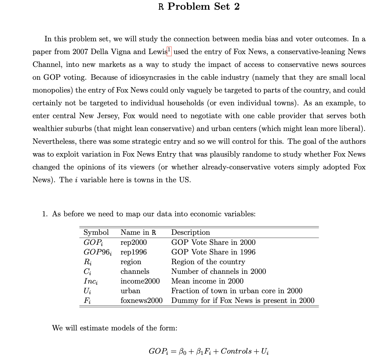 Solved In this problem set, we will study the connection | Chegg.com