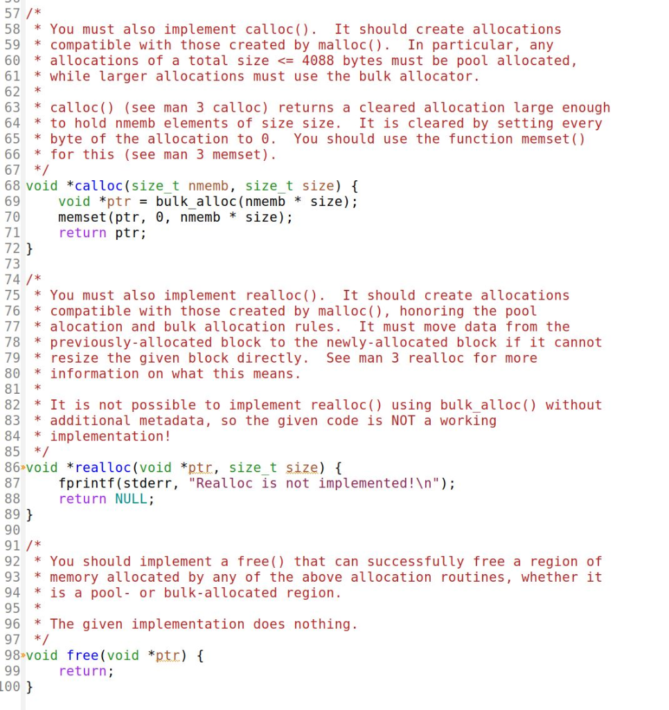 Programming Assignment 4: Dynamic | Chegg.com