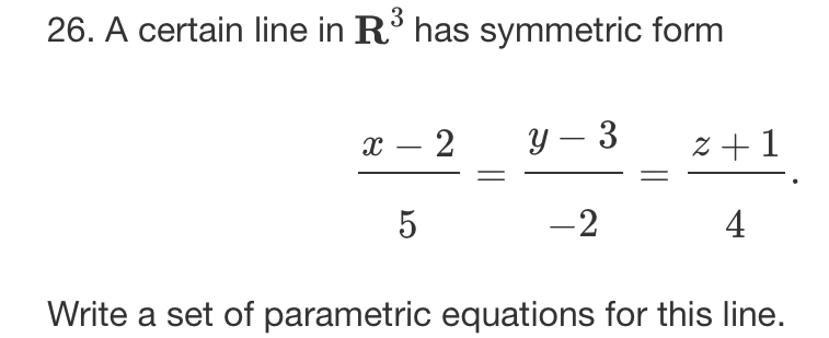 Solved A Certain Line In R3 has Symmetric