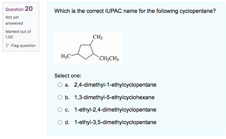 Solved Which is the correct name for the following compound? | Chegg.com