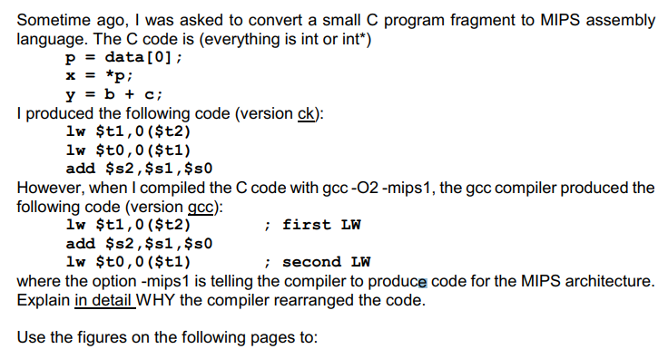 Sometime ago, I was asked to convert a small C | Chegg.com