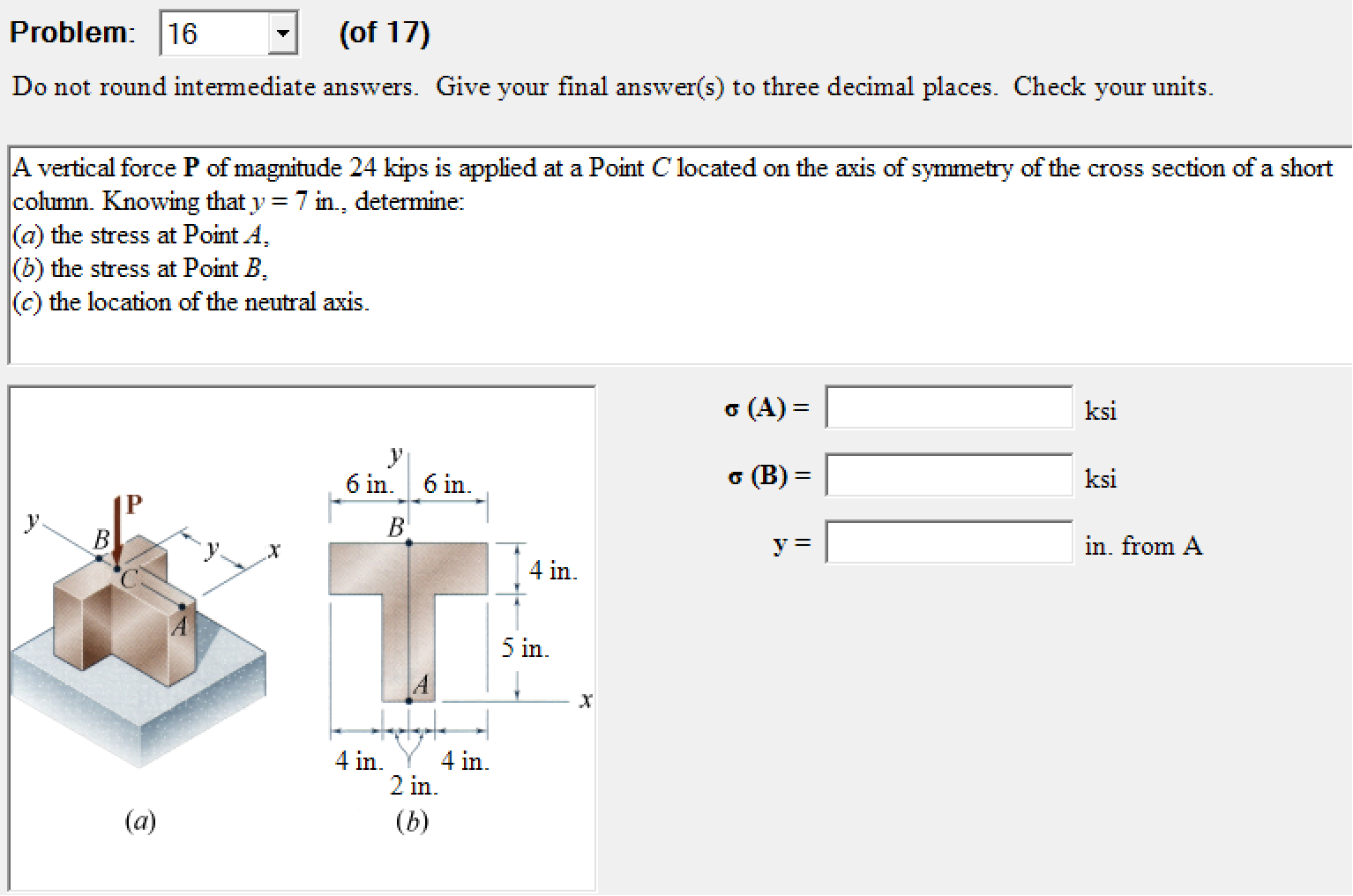 Solved Problem: (of 17) Do not round intermediate answers. | Chegg.com