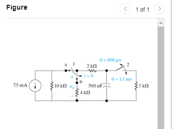 Solved In the circuit in (Figure 1), switch 1 has been in | Chegg.com