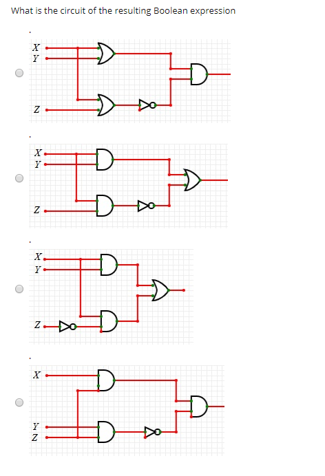 Solved Place the following steps of a circuit minimization | Chegg.com