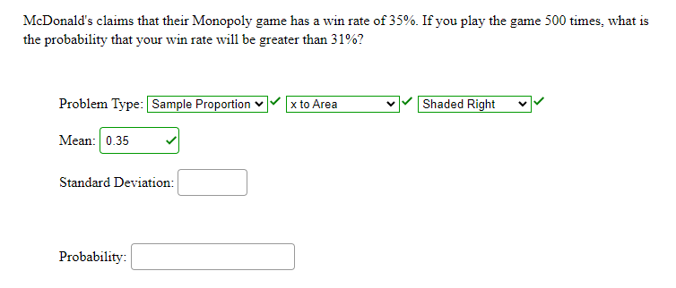 Solved McDonald's claims that their Monopoly game has a win | Chegg.com