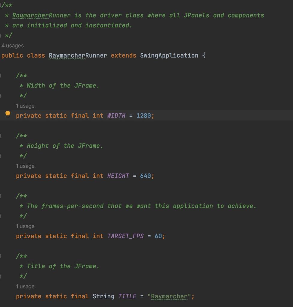Solved Given this java starter code: RAYMARCHERPANEL | Chegg.com