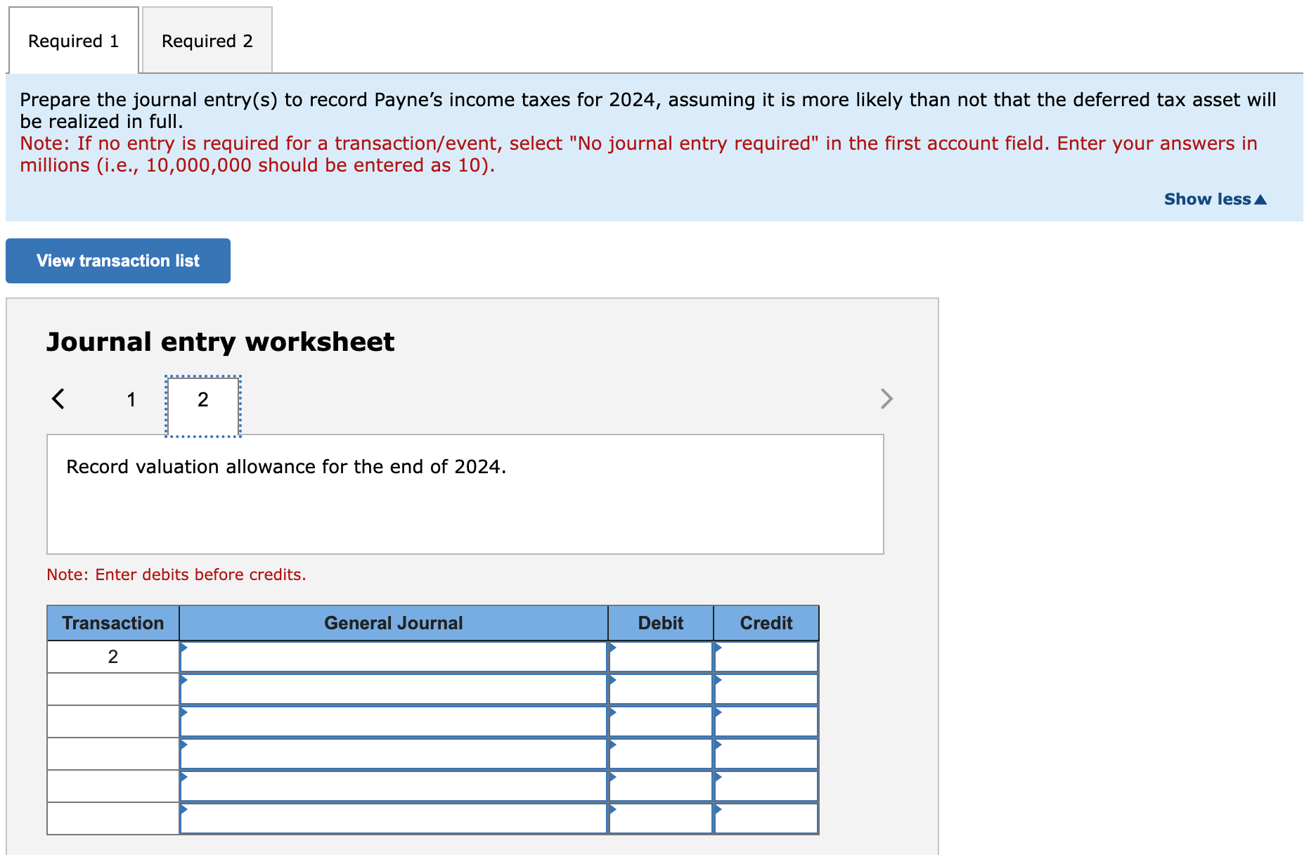 Solved At the end of 2023, Payne Industries had a deferred | Chegg.com