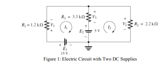 Solved Using the measured resistor values, determine mesh | Chegg.com