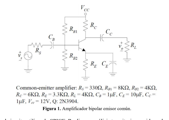 Solved Common Emitter Amplifier For the common-emitter | Chegg.com