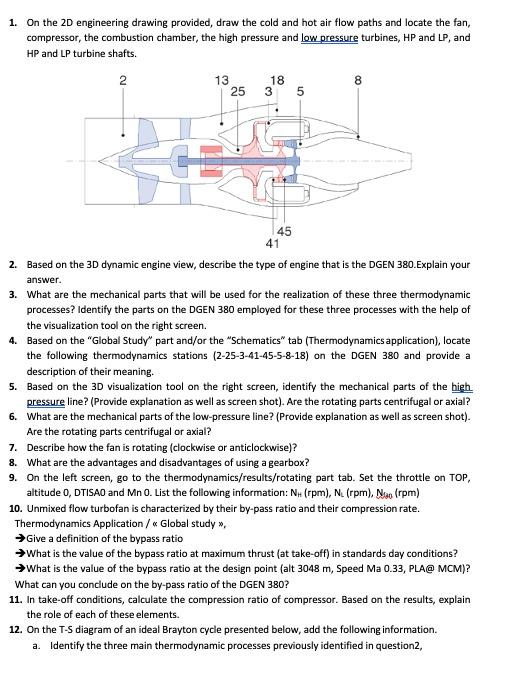 1. On the 2D engineering drawing provided, draw the | Chegg.com