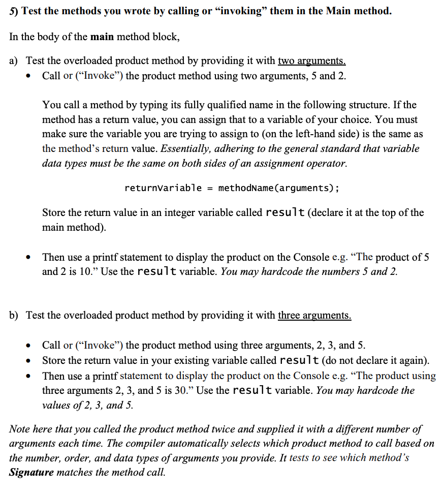 Sample Output *** Testing Product method using 2 | Chegg.com