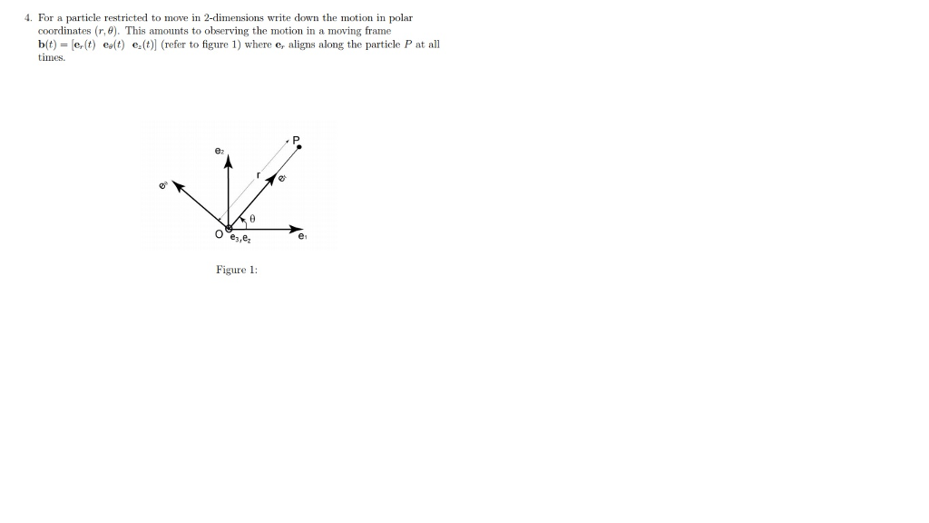 Solved For a particle restricted to move in 2-dimensions | Chegg.com