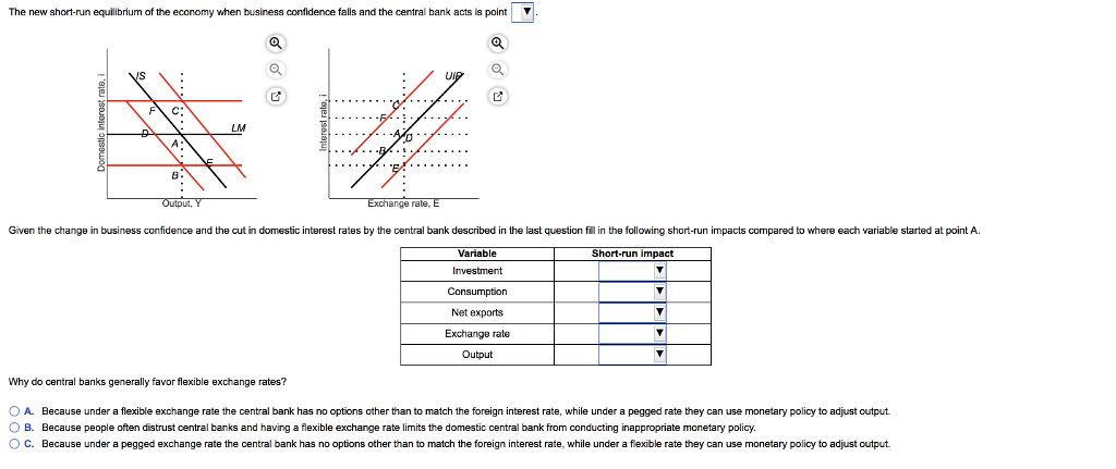 Suppose the economy has a flexible exchange rate. In | Chegg.com