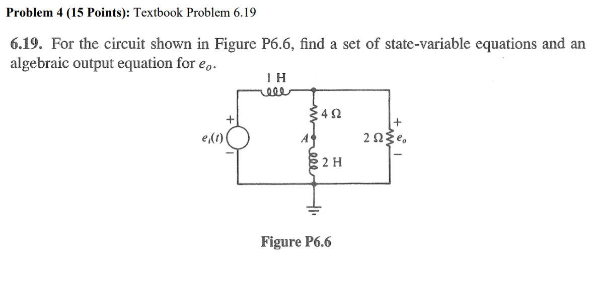 Problem 4 (15 Points): Textbook Problem 6.19 6.19. | Chegg.com Problem 4 (15 Points): Textbook Problem 6.19 6.19. | Chegg.com